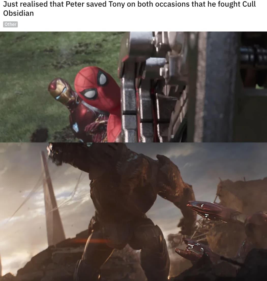 Marvel fans pointed out about Tony and Peter