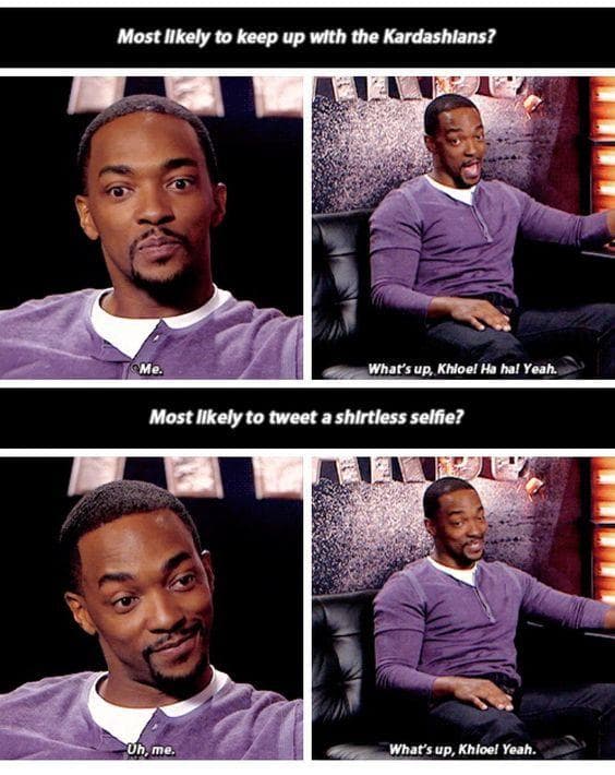 Anthony Mackie Interviews That Prove He'll Always Be The Funniest Avenger