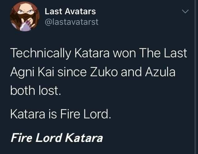 19 More Katara Memes That Prove She's Our True Sugar Queen