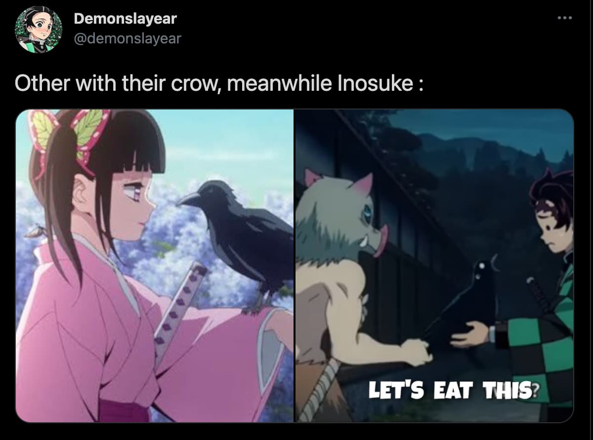 20+ Hilarious Memes About Inosuke From 'Demon Slayer'