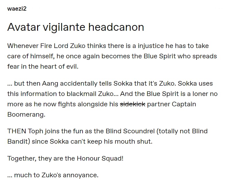 15 'Avatar' Headcanons About Zuko That Might As Well Be Part Of The ...