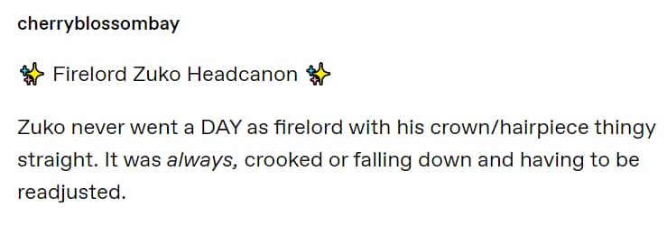 15 'Avatar' Headcanons About Zuko That Might As Well Be Part Of The ...