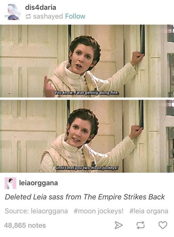 Disney Princess Meme Leia