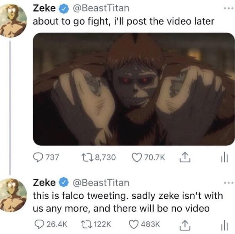 23 Hilarious Zeke Jaeger Memes Dedicated To Our Favorite Monke