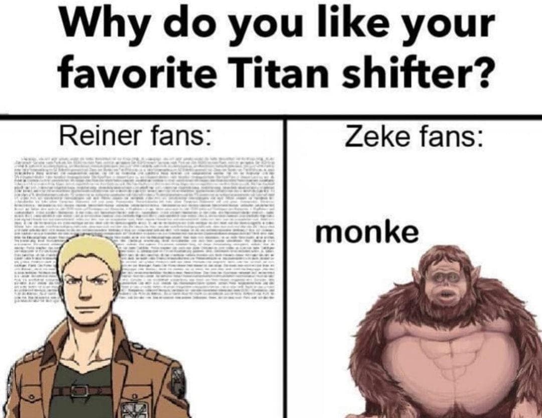 23 Hilarious Zeke Jaeger Memes Dedicated To Our Favorite Monke