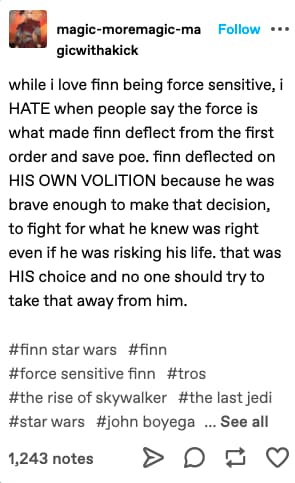 17 'Star Wars' Fans Point Out Things About Finn We Never Noticed Before