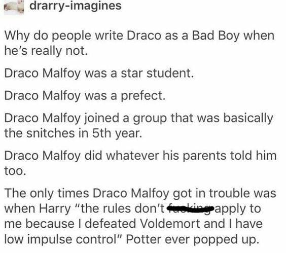 Fans Point Out Details About Draco Malfoy That We Never Noticed Before