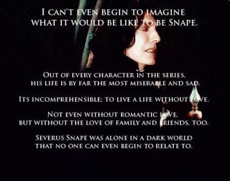 Fans Are Pointing Out Heartbreaking Things They Noticed About Snape