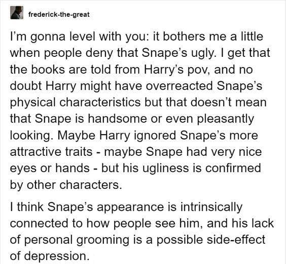 Fans Are Pointing Out Heartbreaking Things They Noticed About Snape