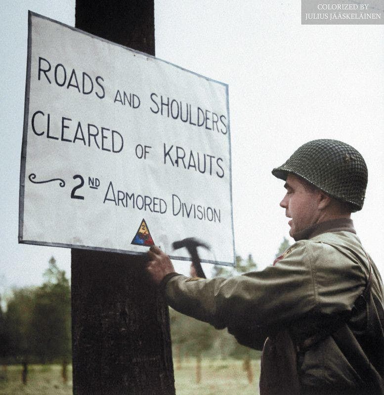 22 Incredible Colorized World War II Photos