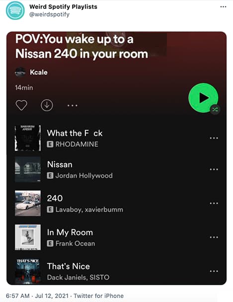 18 Oddly Specific Spotify Playlists That Were Only Made To Make Us Laugh