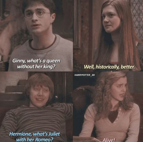12 Ginny Weasley Memes That Will Make You Laugh Harder Than The Weasley ...