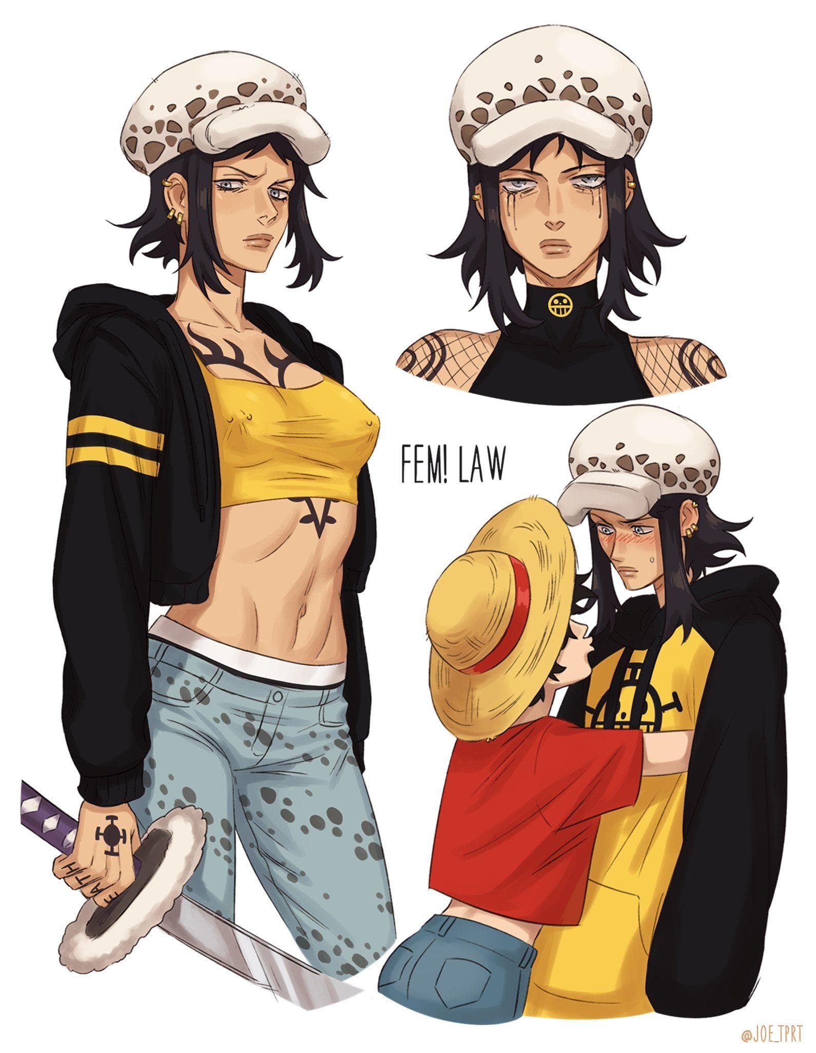 25 Amazing Gender-Swapped Versions Of 'One Piece' Characters