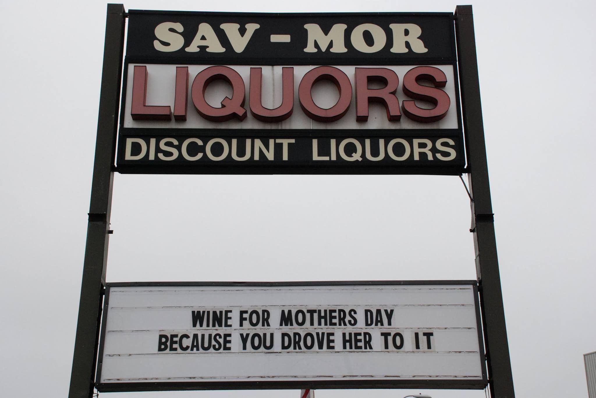 Funny Liquor Store Signs