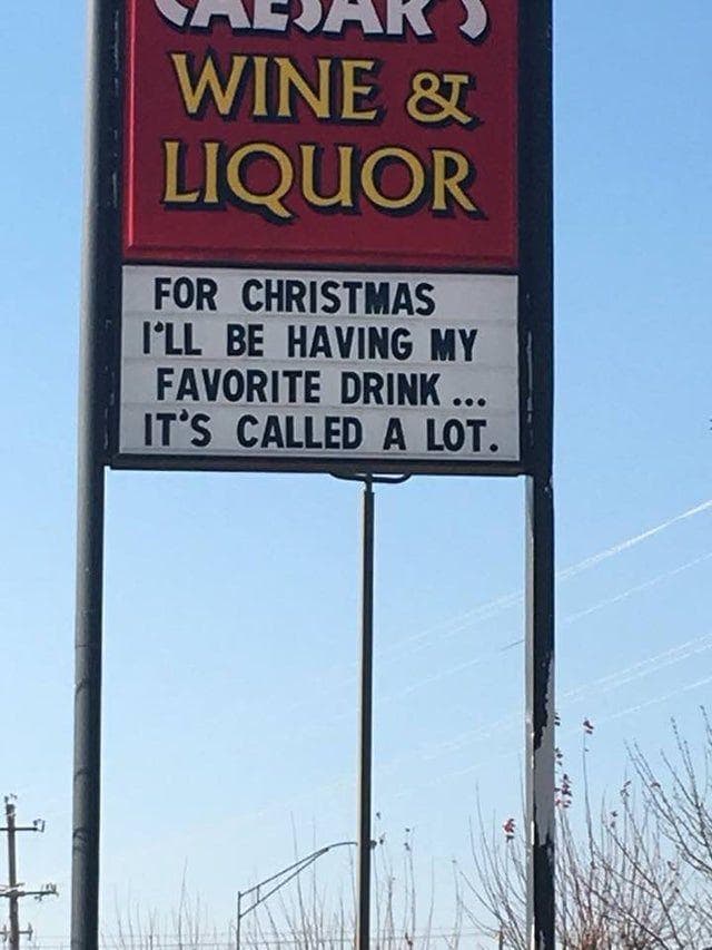 Funny Liquor Store Signs