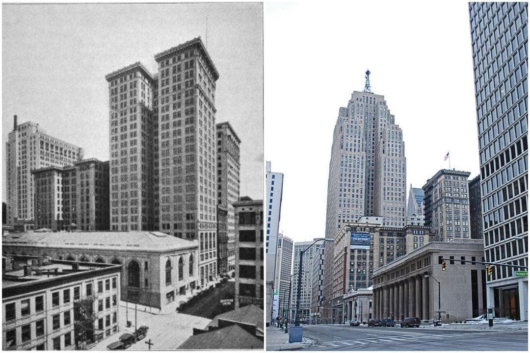 15+ Historical Photos Of Detroit Now Vs Then