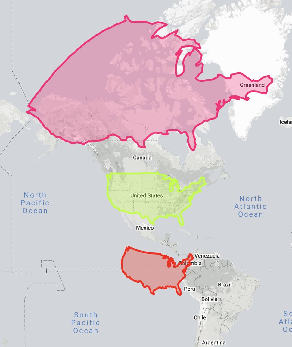True-Size Map Comparisons That Change How We See The World