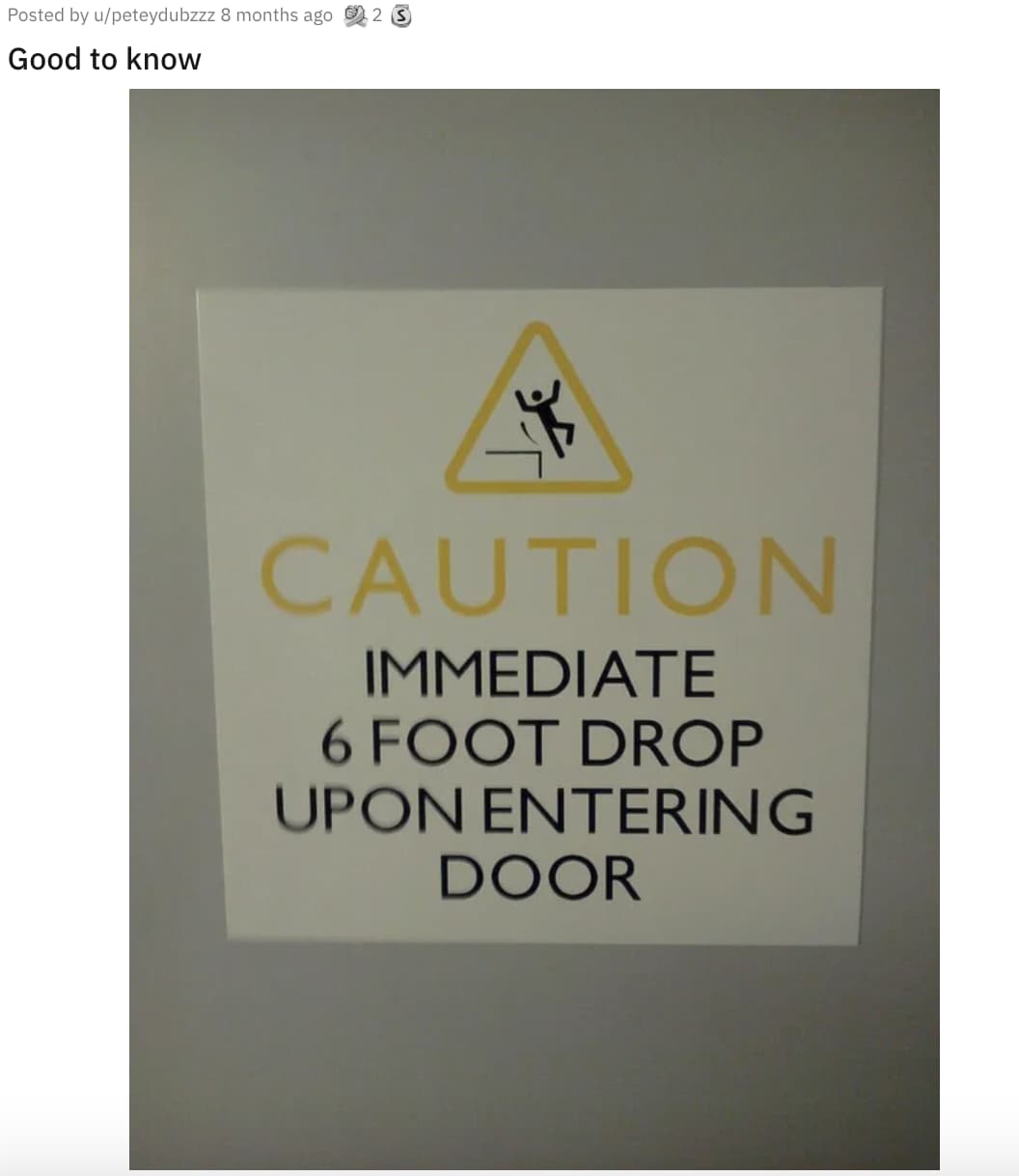28 Terrifying Safety Signs That Left Us Shook