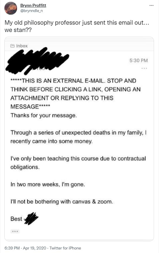15 Hilarious Times College Professors Sent The Wildest Emails To Their ...