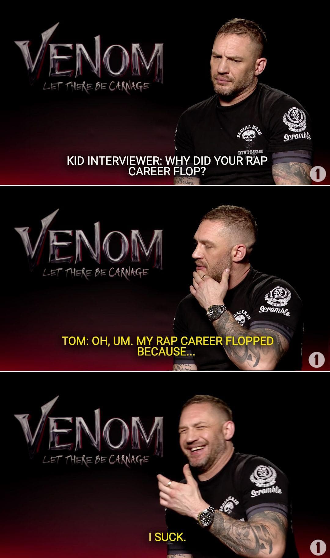 15 Hilarious Tom Hardy Interview Moments That Remind Us Why We Love Him