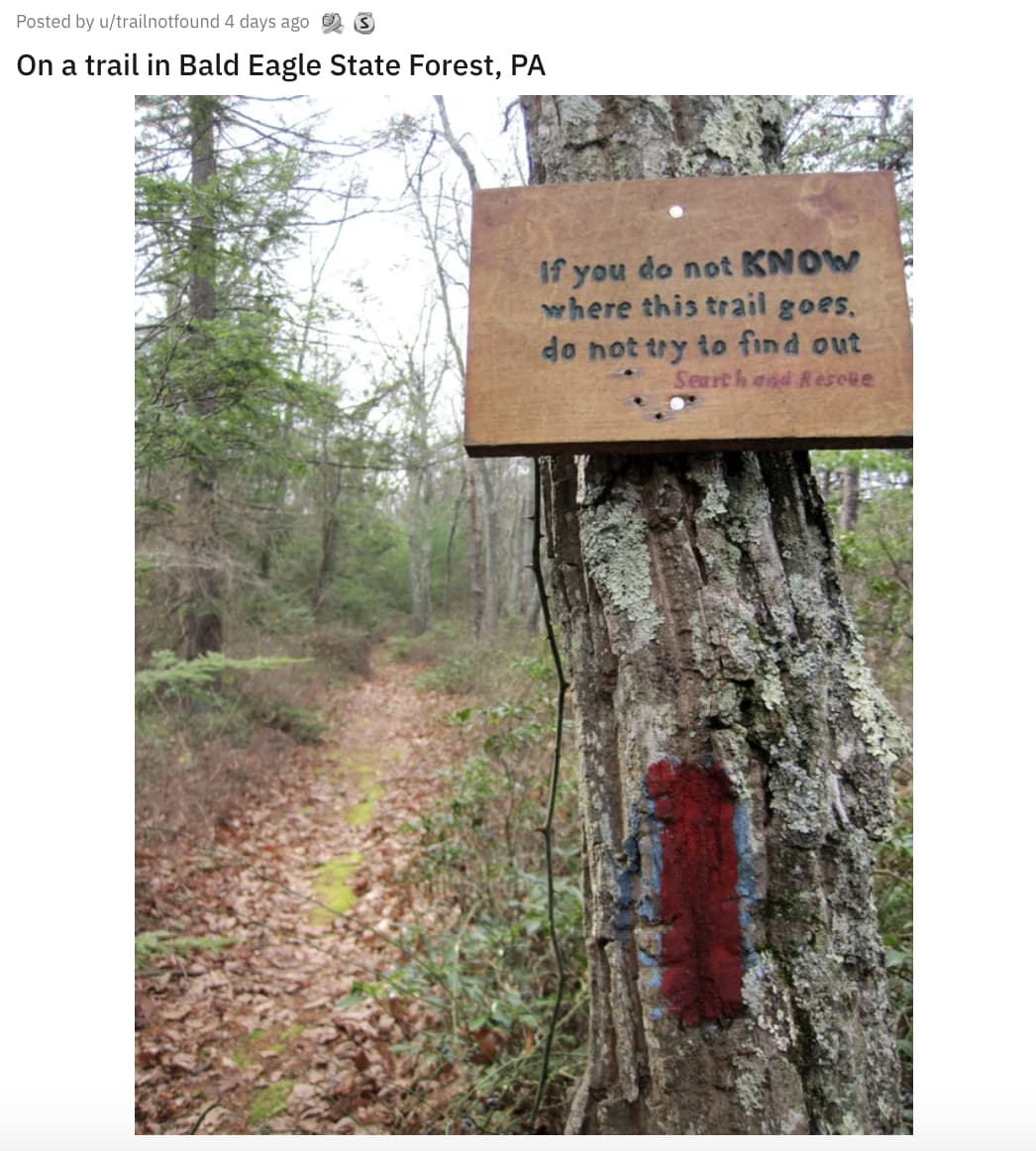25 Terrifying Safety Signs That We Don't Want To See While Hiking