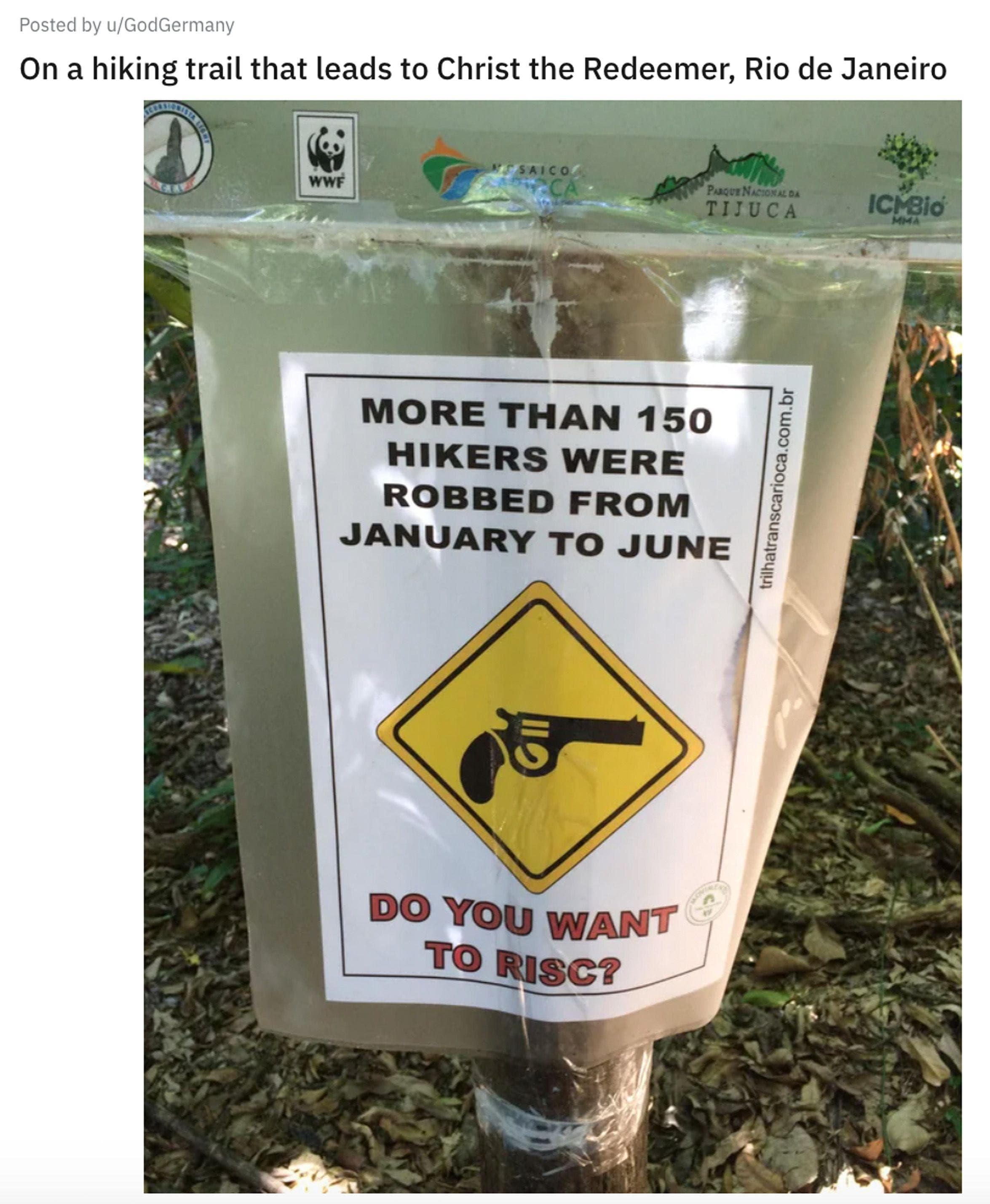 25 Terrifying Safety Signs That We Don't Want To See While Hiking