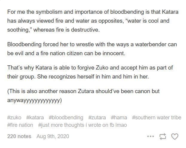 'Avatar' Posts About Bloodbending That Actually Make A Good Point