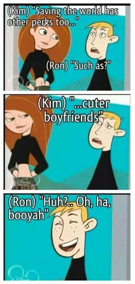 22 Times Kim And Ron From 'Kim Possible' Were The Cutest Cartoon Couple