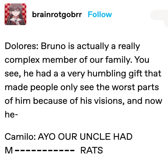24 Memes That Talk About Bruno (No, No, No)