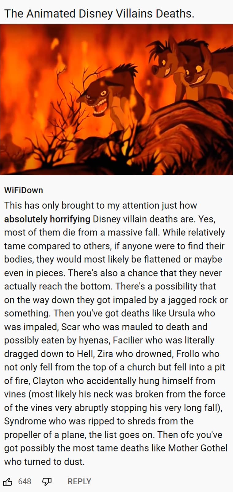 22 Gruesomely Poignant Details About The Deaths Of Disney Characters