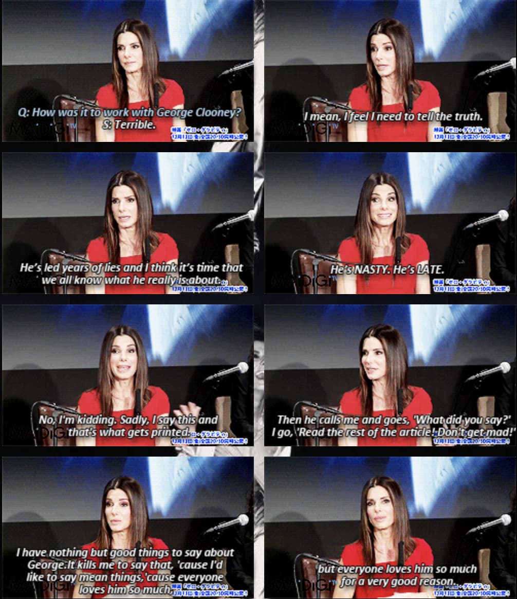 20 Hilarious Sandra Bullock Interviews That Make Us Love Her Even More