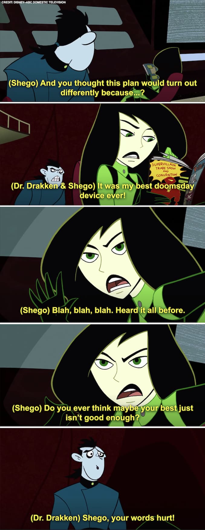 18 Moments That Prove Shego Is The Sassiest Villain From 'Kim Possible'