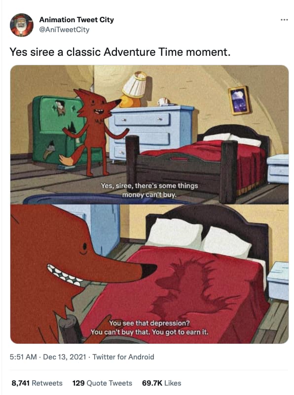 Adventure Time Depression