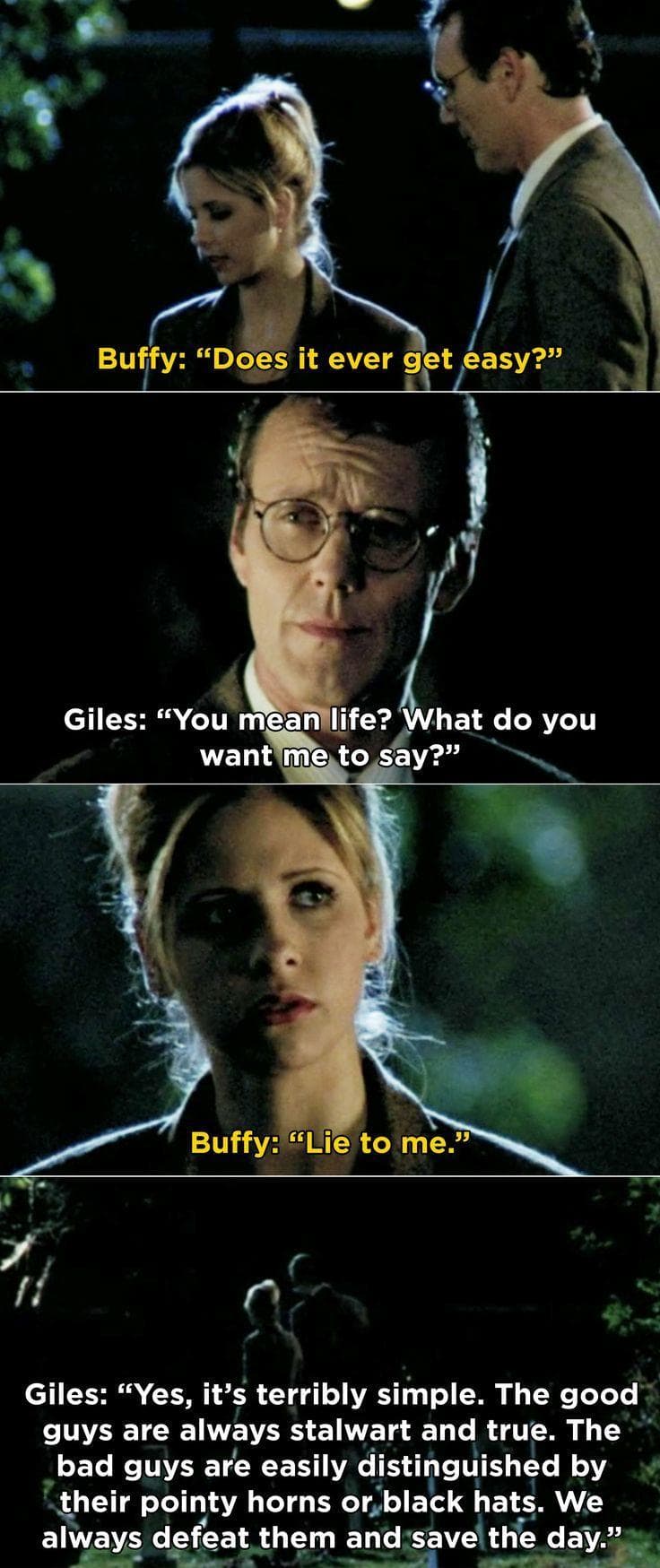 20 Sassy Clapbacks From Giles On 'Buffy' That Still Slay Even Years Later