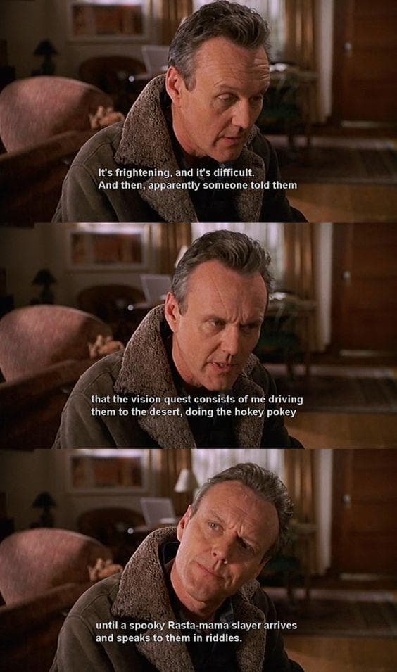 20 Sassy Clapbacks From Giles On 'Buffy' That Still Slay Even Years Later