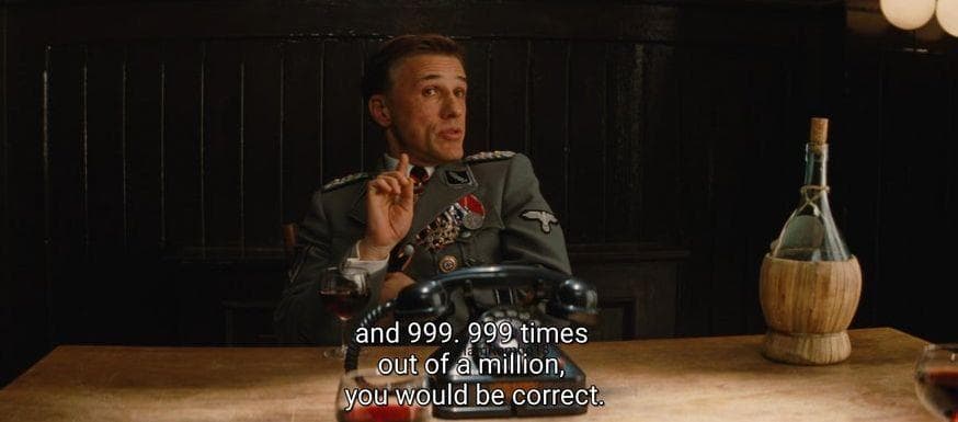 15 Subtle Details Fans Noticed About Hans Landa From 'Inglourious Basterds'