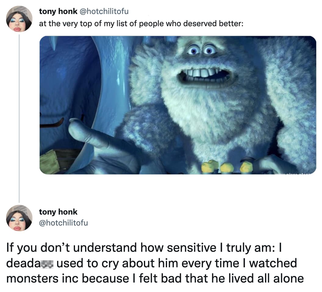 18 Unhinged 'Monsters Inc.' Posts That Can Power A City With Laughter