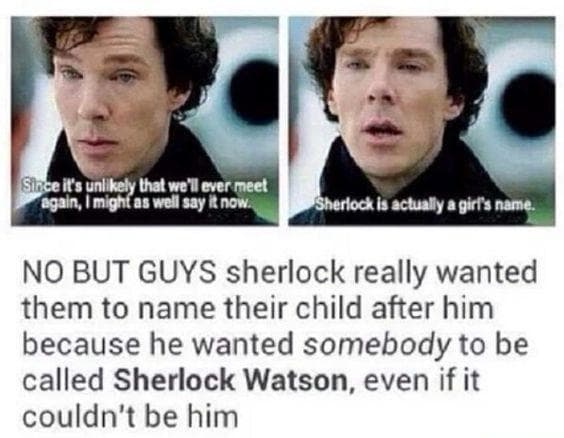 Fans Share Funny Posts About 'Sherlock' We Never Thought About Before