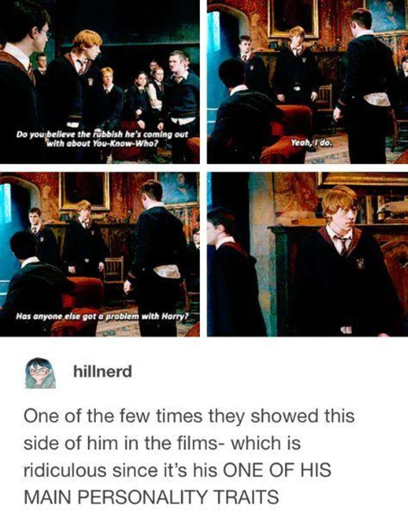 Fans Are Sharing Observations About Ron Weasley That Are Bloody Brilliant