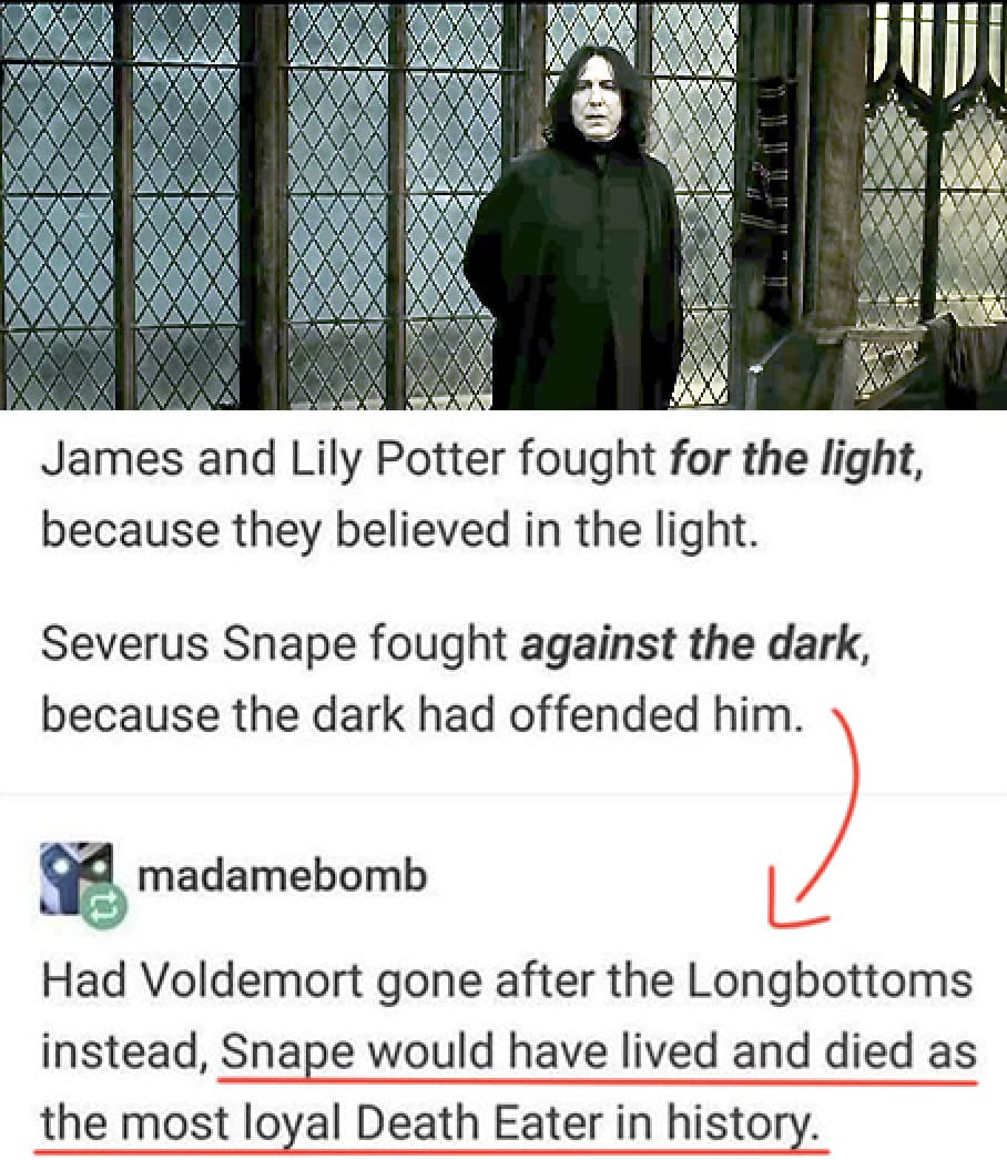 Fans Are Sharing Deep Dives About Snape That Make Us Wonder Why People ...