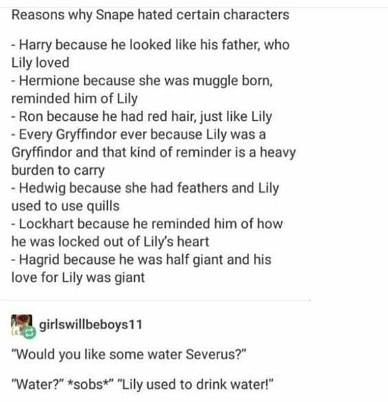 Fans Are Sharing Deep Dives About Snape That Make Us Wonder Why People ...