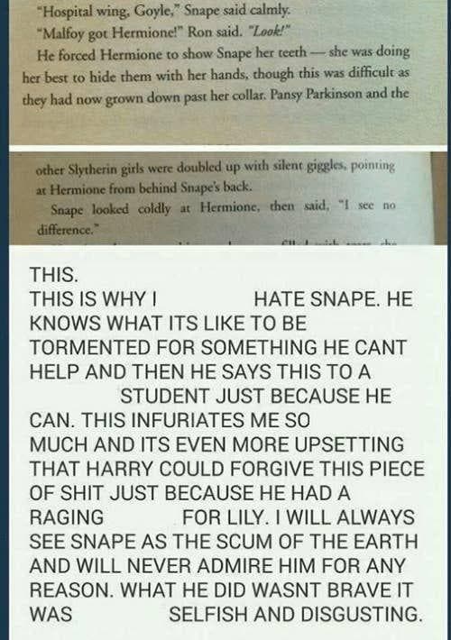 Fans Are Sharing Deep Dives About Snape That Make Us Wonder Why People ...