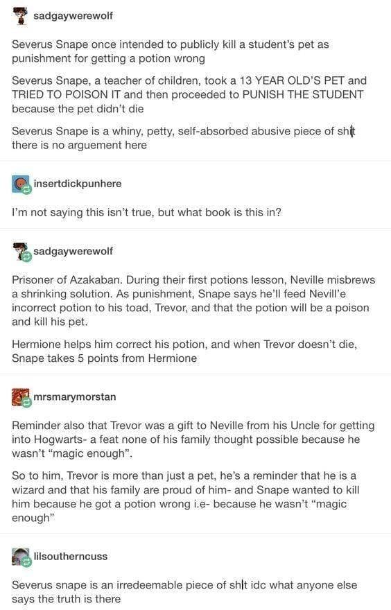 Fans Are Sharing Deep Dives About Snape That Make Us Wonder Why People ...