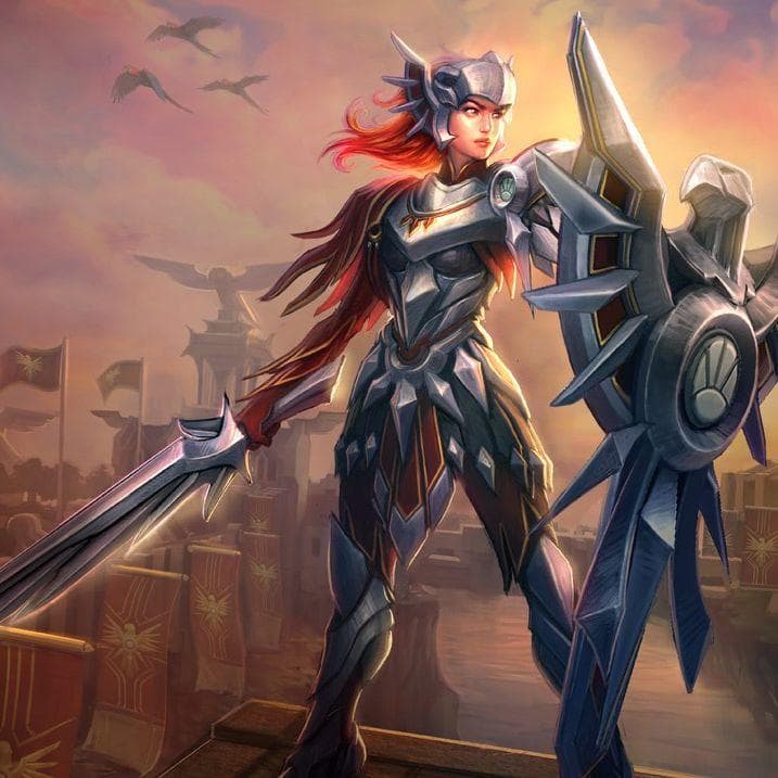 Iron Solari Leona Splash Art