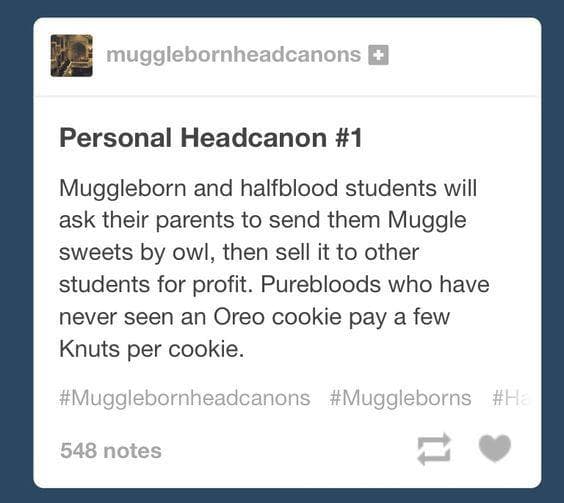 Fans Are Sharing Their Favorite Headcanons About The Muggle-Born ...