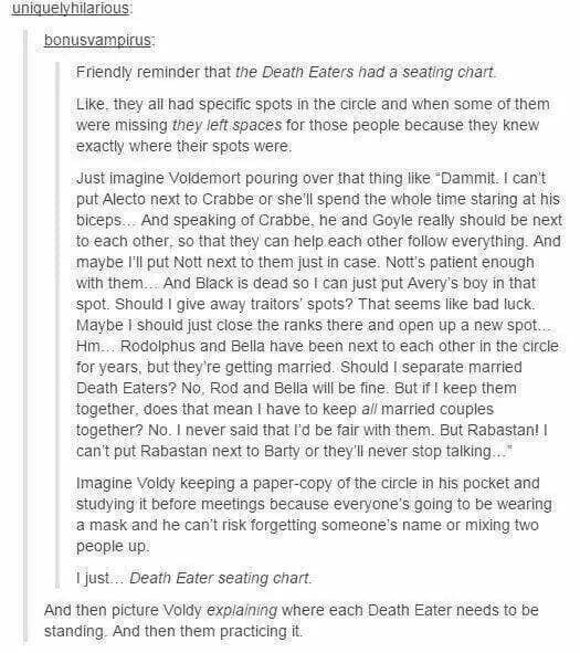 Fans Are Sharing Observations About Death Eaters That Have Us Saying ...