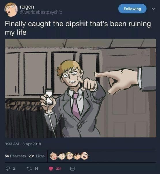 25 Hilarious Memes About Reigen Arataka From 'Mob Psycho 100'
