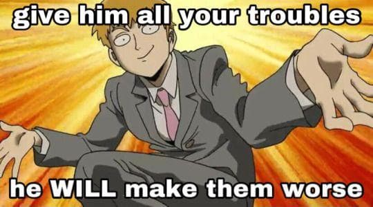 25 Hilarious Memes About Reigen Arataka From 'Mob Psycho 100'
