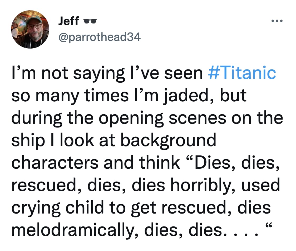 21 Tweets About 'Titanic' That Made Us Think It's Time For A Rewatch