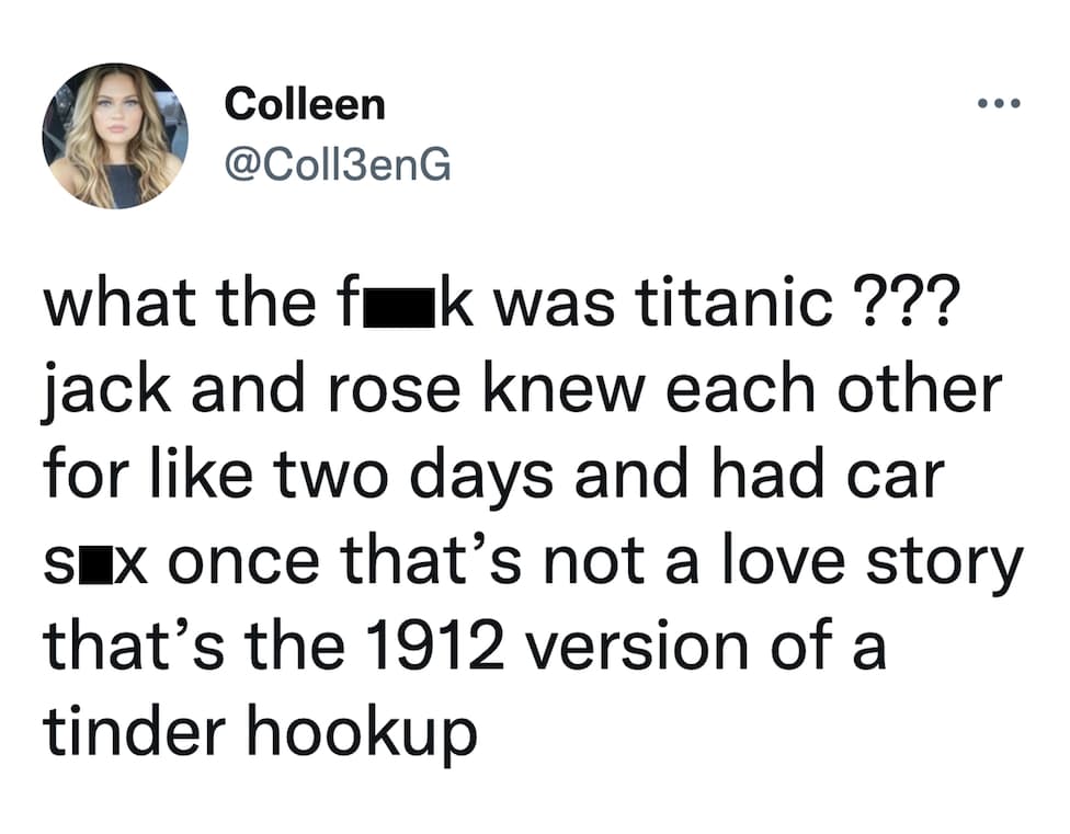 21 Tweets About 'Titanic' That Made Us Think It's Time For A Rewatch